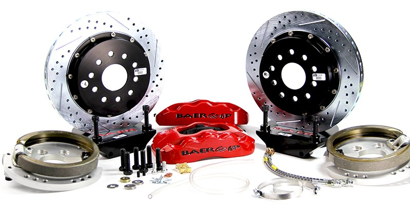 Baer 13-inch REAR Pro Plus Brake System with Park Brake with 9-inch To ...