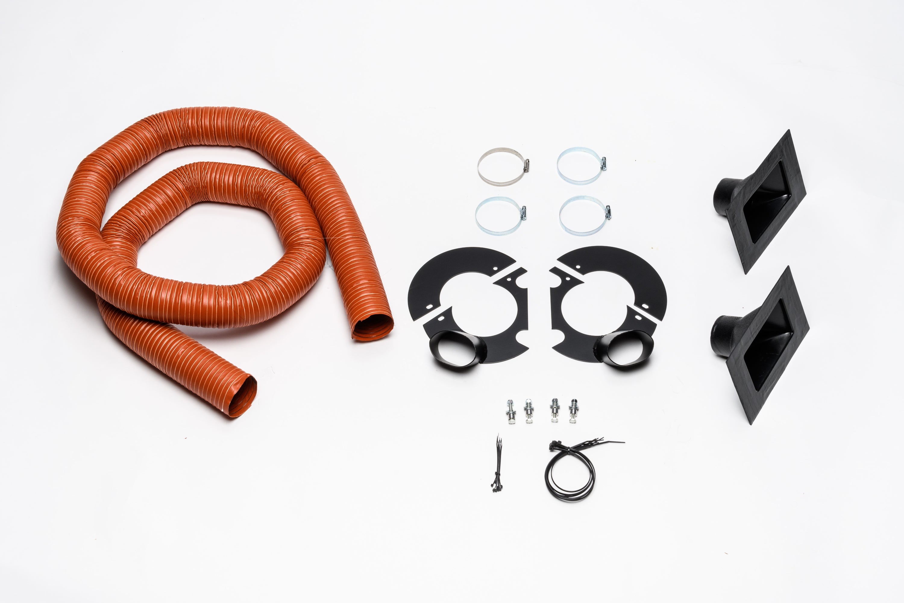 FRONT Brake Duct Kit with Silicone Hose for 1996-2004 Mustang – Kenny ...